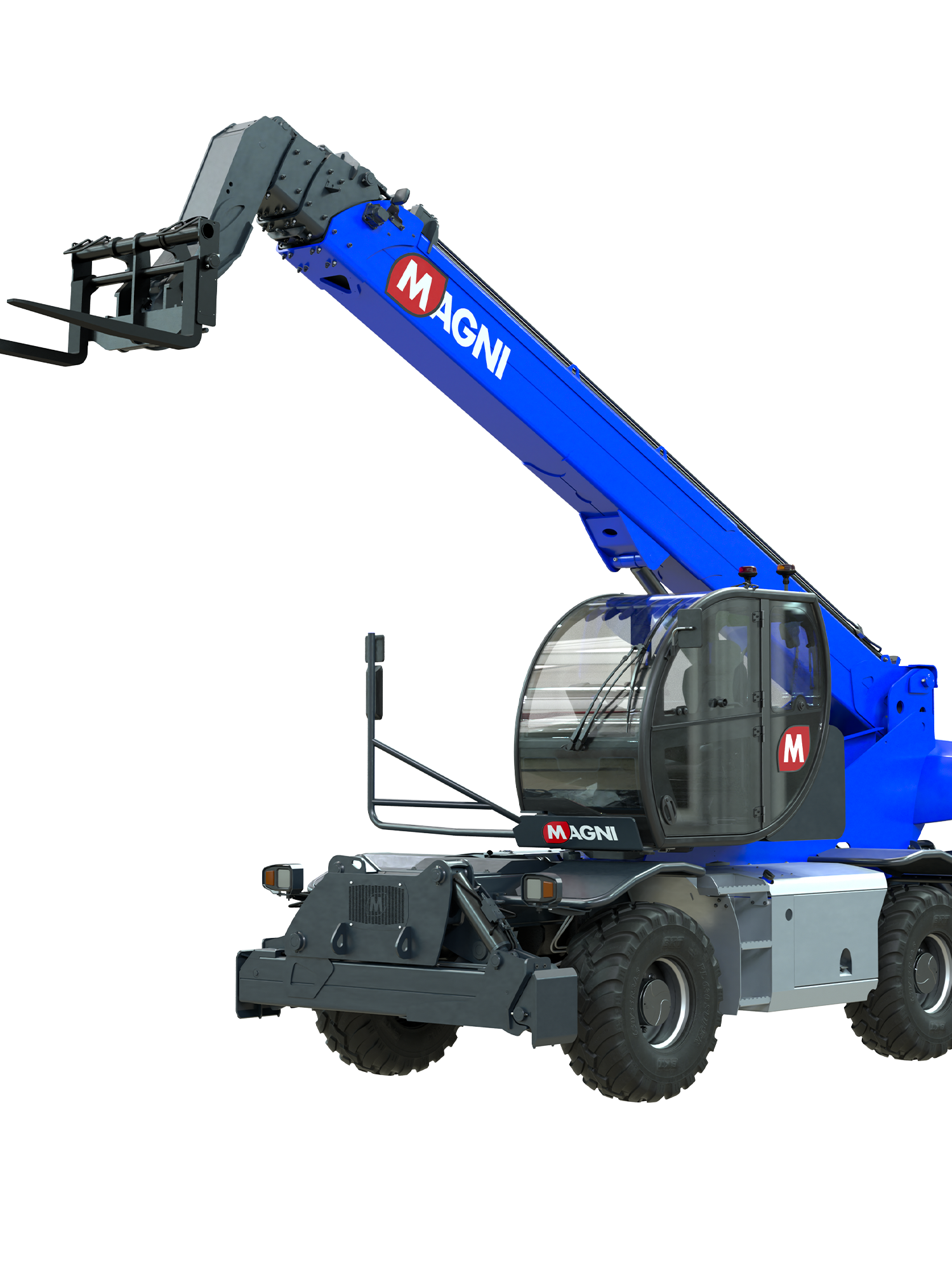 SONDERLACKIERUNG (AUSTAUSCH ROTER TEILE) | Magni Telescopic Handlers
